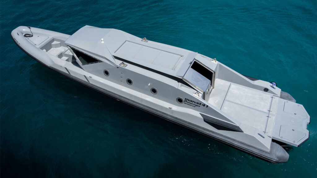 MARVEL 41 ARMORED BOAT
